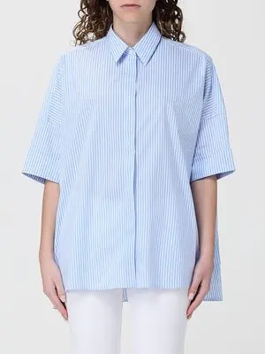 FAY Striped Shirt - Sky