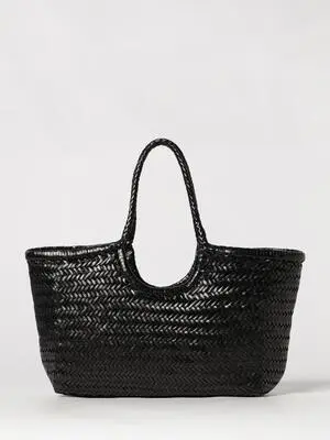 Dragon Diffusion Woven Shoulder Bag - Black