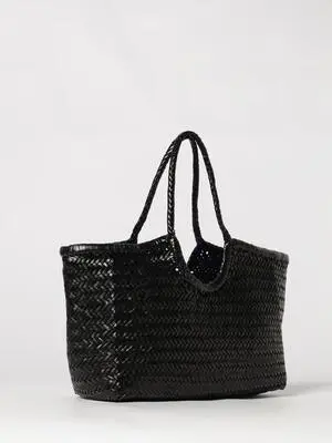 Dragon Diffusion Woven Shoulder Bag - Black