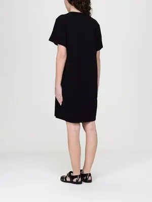 Moschino T-shirt Dress With Goose Graphic - Black