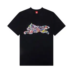 ICECREAM Stickers Short-sleeve Tee - Black
