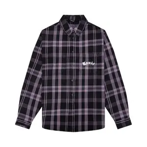 Ksubi Vulture Flannel Long-sleeve Shirt 'plum - Purple