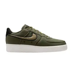 Nike Air Force 1 Low Canvas 'army Olive Matte Olive - Green