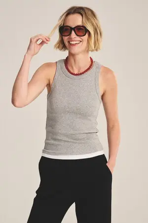 Velvet By Graham & Spencer Orion Tank Top - White