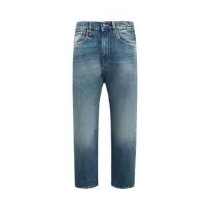 R13 Tailored Drop Jean - Blue