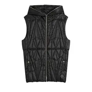 Rick Owens X Moncler Geocamo Ziplock Vest - Black