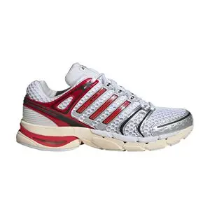 Adidas Adistar Control 5 'cloud White Better Scarlet Dash Grey - Red