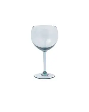 Prada Set Of Two Crystal Wine Glasses New York - Blue
