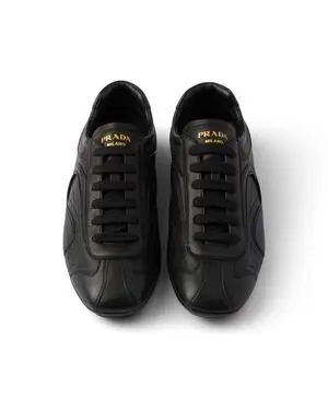 Prada Montecarlo Re-edition 2005 Nappa Leather Sneakers - Black