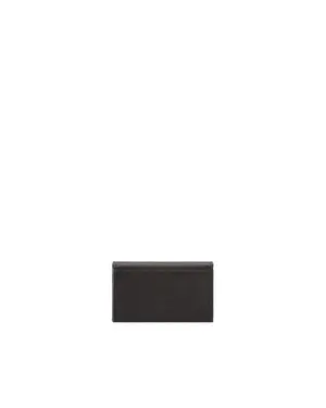 Prada Saffiano Leather Card Holder - Black