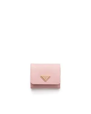 Prada Small Saffiano Leather Wallet - Pink