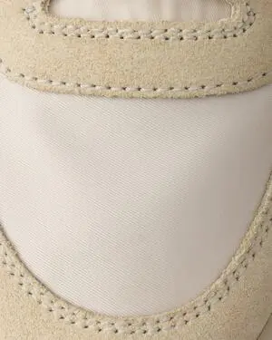 Prada Downtown Bold Re-nylon And Suede Sneakers - Neutral