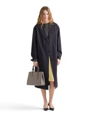 Prada Galleria Large Saffiano Leather Tote - Grey
