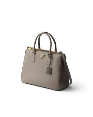 Prada Galleria Large Saffiano Leather Tote - Grey