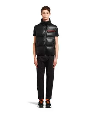 Prada Light Technical Fabric Down Vet