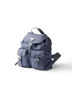 Prada Small Re-nylon Backpack - Blue