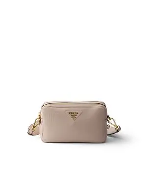 Prada Small Leather Shoulder Bag - Pink