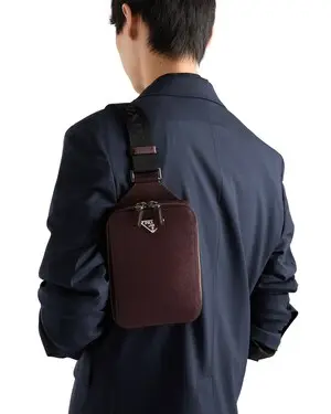 Prada Brique Saffiano Leather Bag - Red