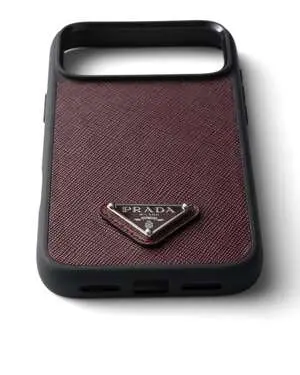 Prada Saffiano Leather Case For Iphone 17 Pro Max