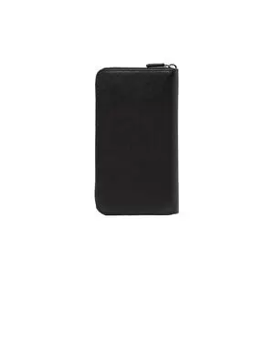 Prada Saffiano Leather Zip Around Wallet