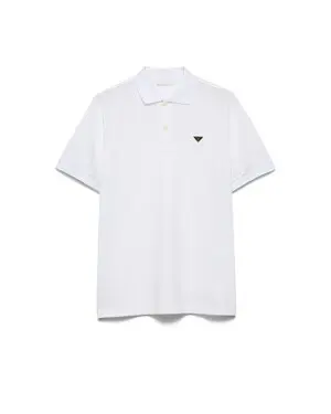 Prada Piqué Polo Shirt - White
