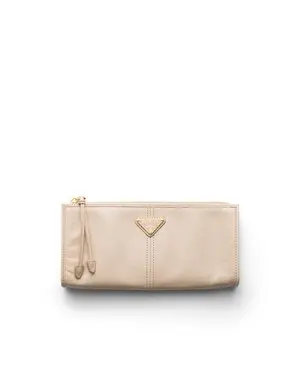 Prada Leather Pouch - Neutral