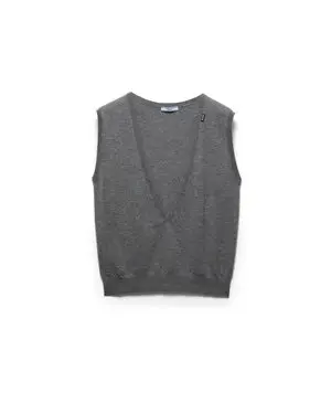 Prada Cashmere V-neck Vest