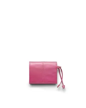 Prada Small Leather Wallet - Pink