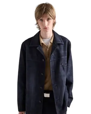 Prada Suede Caban Jacket