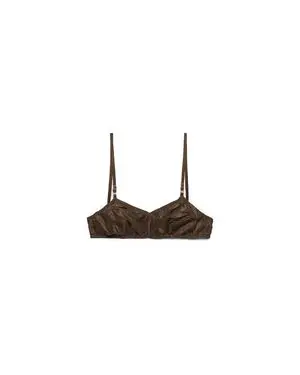 Prada Taffeta Bra - Brown