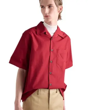 Prada Cotton Blend Bowling Shirt