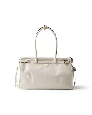 Prada Large Leather Handbag - White