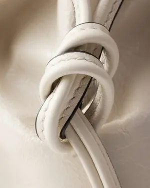 Prada Large Leather Handbag - White