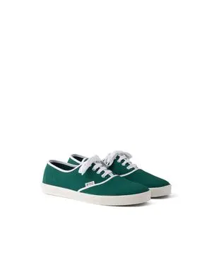 Prada Drill Fabric Sneakers - Green