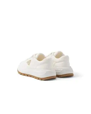 Prada Prax 01 Leather Sneakers - Neutral