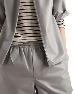 Prada Leather Bermudas