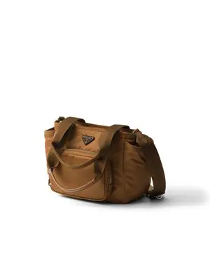Prada Re-nylon Tote Bag - Brown