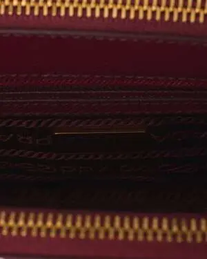 Prada Galleria Mini Saffiano Leather Bag - Red