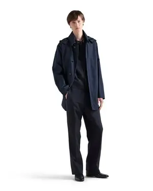 Prada Hooded Cotton Coat