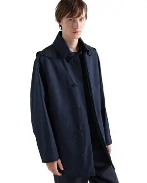 Prada Hooded Cotton Coat
