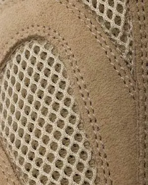 Prada Suede And Mesh Sneakers - Neutral