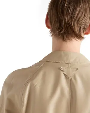 Prada Nappa Leather Coat