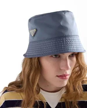 Prada Re-nylon Bucket Hat - Blue