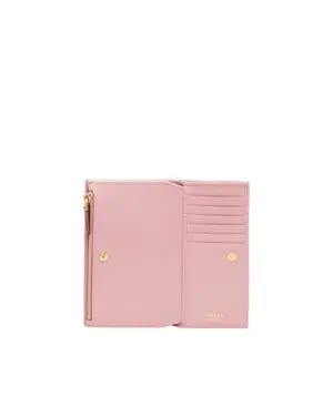 Prada Large Saffiano Leather Wallet - Pink