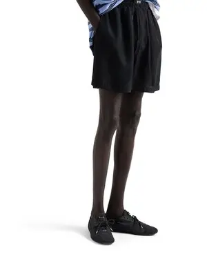 Prada Collapse Canvas Sneakers - Black