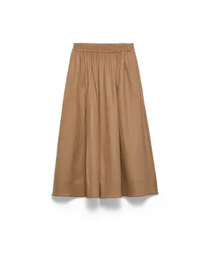 Prada Midi Circle Skirt - Brown
