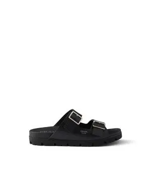 Prada Rubber Strap Sandals