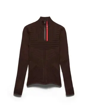 Prada Zip Up Knitwear For Women