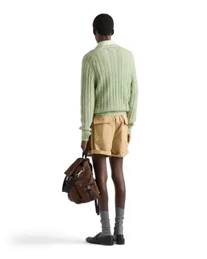 Prada Wool And Cashmere Crew-neck Sweater