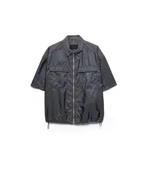 Prada Short-sleeved Light Re-nylon Shirt - Grey